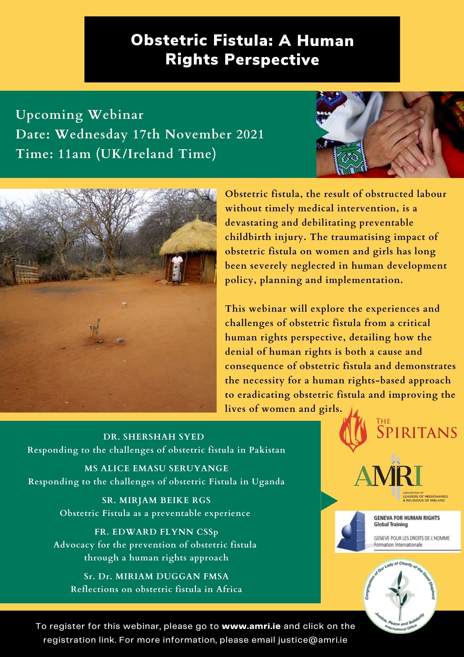 Obstetric Fistula A Human Rights Perspective Webinar Amri