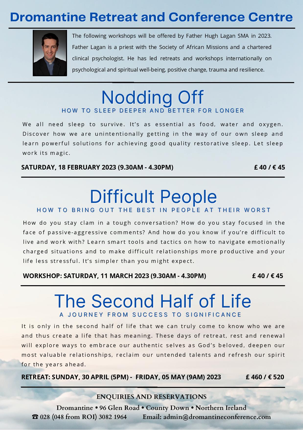 Dromantine Retreat and Conference Upcoming Events - AMRI